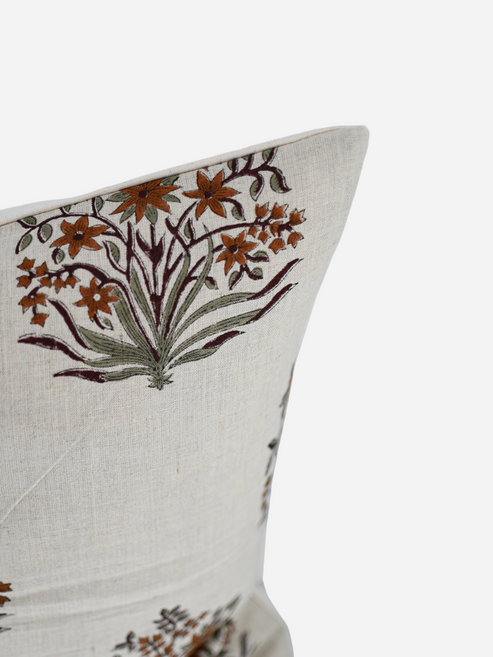 Danielle Block Print Pillow Cover | Bold & Beautiful Cushion – Maple ...